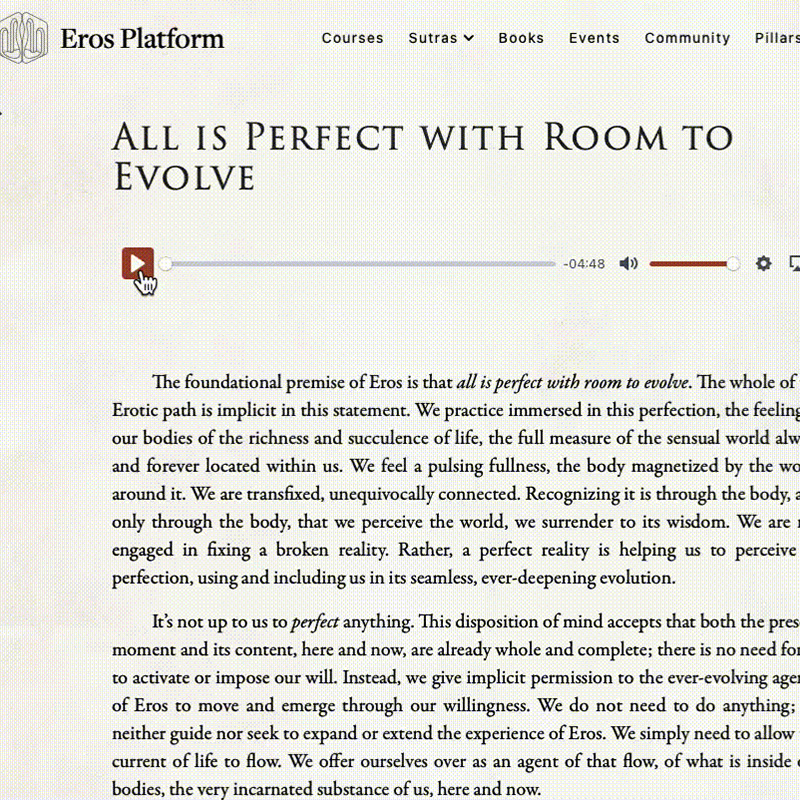 Eros Sutras – Eros Platform